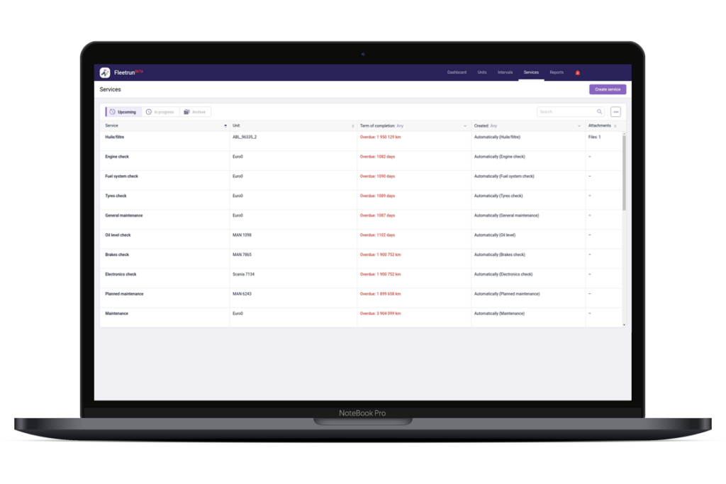 Fleet Maintenance Software - Manage your Vehicle Fleet with Ease