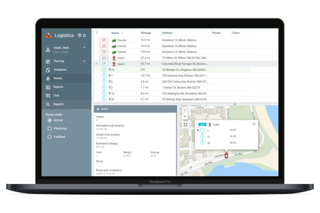 Web-Based Delivery Monitoring Software with Android/iOS Courier Apps
