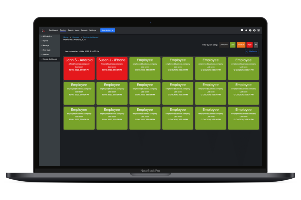 Mobile Threat Defence #1 AI-Deep Learning Endpoint Security