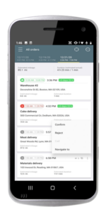 Web-Based Delivery Monitoring Software with Android/iOS Courier Apps