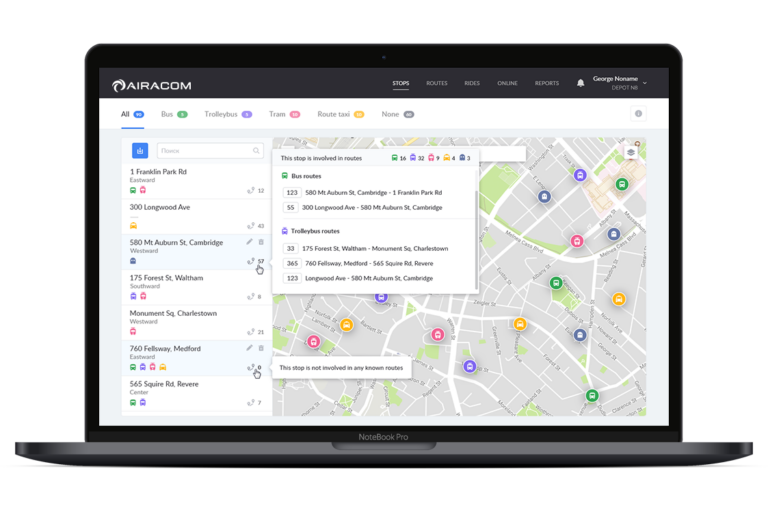 Public Transport Management Software - Advanced IoT Telematics