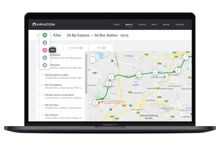 Public Transport Management Software - Advanced IoT Telematics