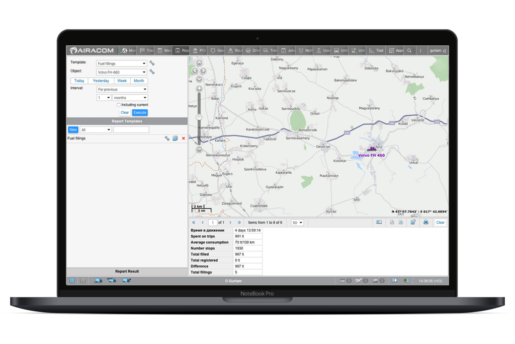 Vehicle Fuel Control and Cloud-Based Fuel Monitoring System